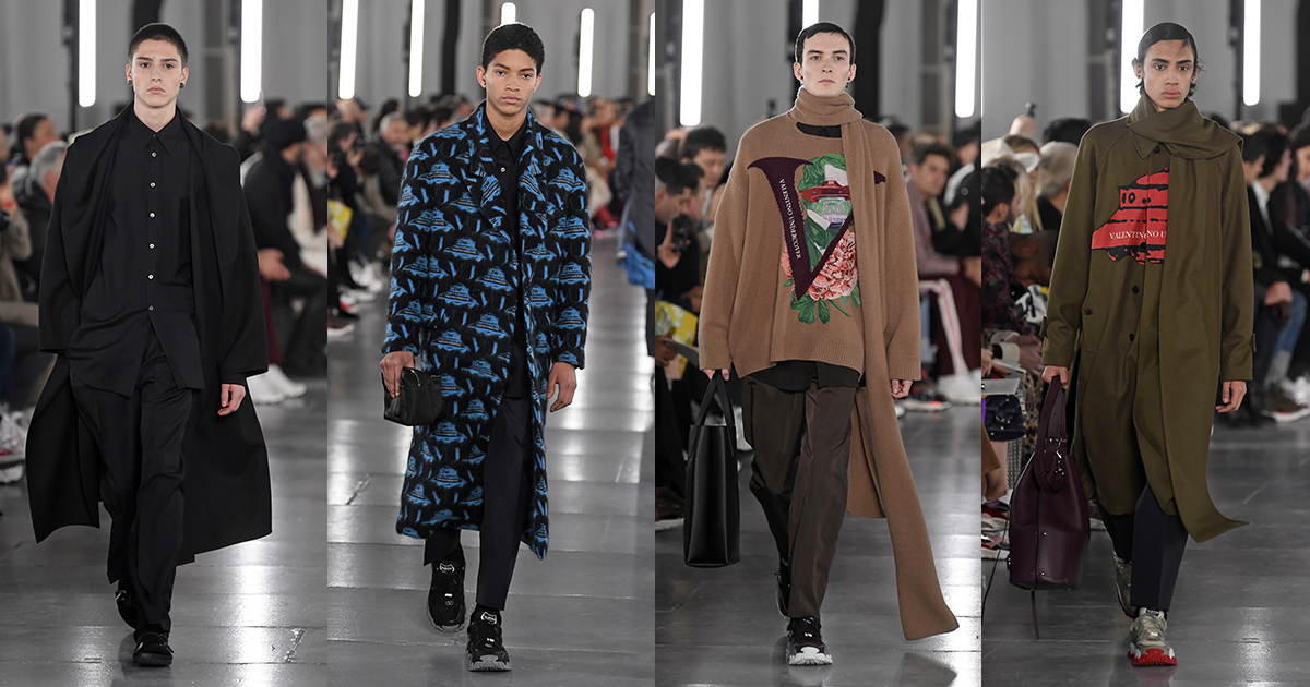「ヴァレンティノ」2019-20年秋冬パリ・メンズ・コレクション - WWDJAPAN