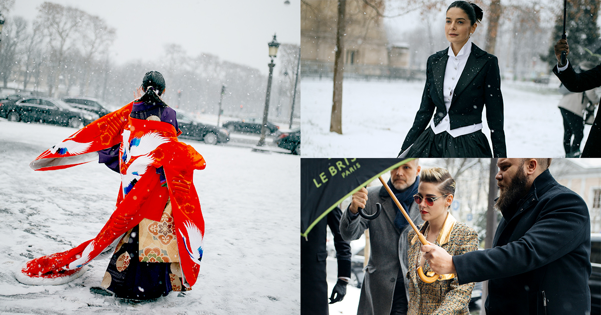 雪化粧のパリにドレスが華を添える 2019年春夏オートクチュール・コレクション - WWDJAPAN