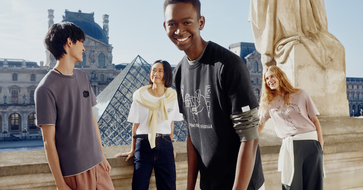 「UT」とルーヴル美術館による新コレクション イラストレーターの長場雄を起用 - WWDJAPAN