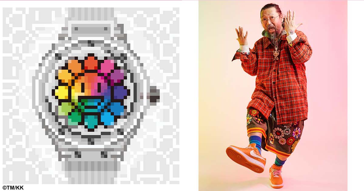 時計「ウブロ」がアーティスト村上隆とコラボした“お花”モチーフのNFTアートを発表 - WWDJAPAN