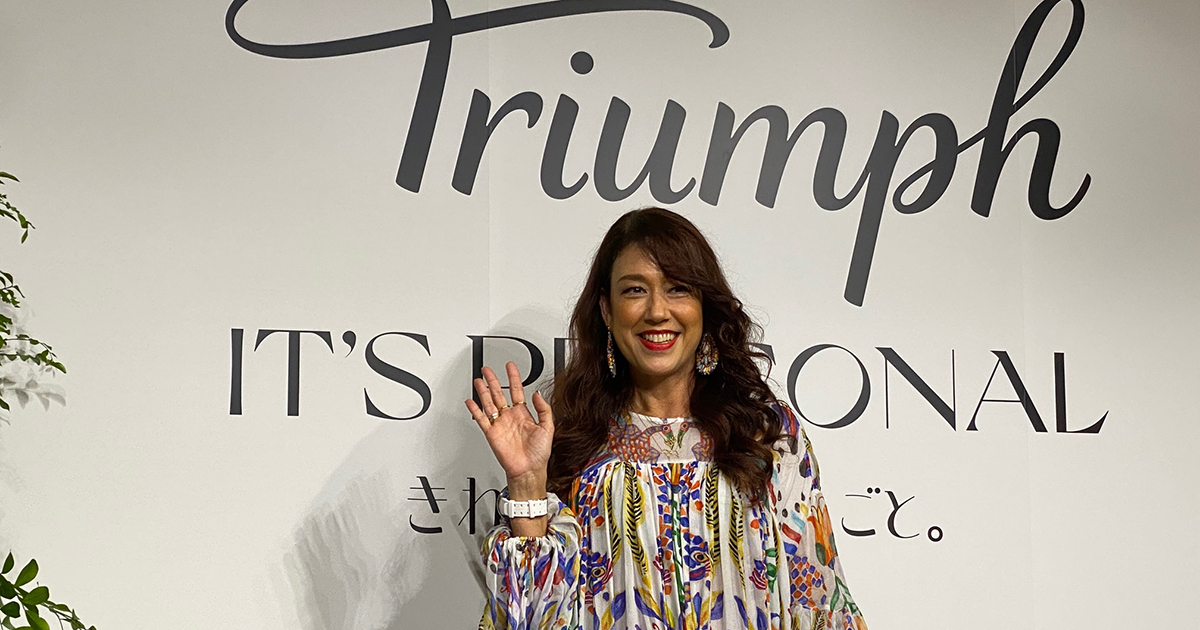 「自分に合わせてくれる下着に感動」とタレントのLiLico 「トリンプ」の新キャンペーン発表会 - WWDJAPAN