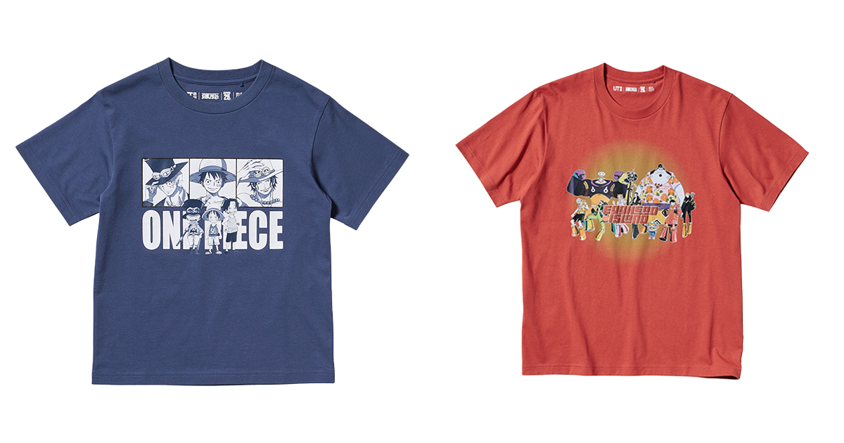 ユニクロ「UT」がアニメ「ワンピース」25周年記念でコラボ ルフィの人生を振り返るコレクション - WWDJAPAN