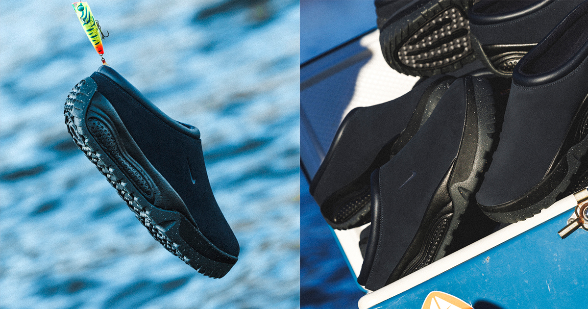 「ナイキ ACG」のスリッポン“ルーファス”から黒曜石カラーが登場 「エーアンドエス」限定発売 - WWDJAPAN