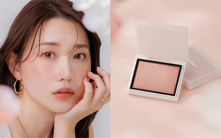 かじえりのコスメブランド「エナモル」がパウダーなのに“じゅわっと生っぽ発色”のチークを発売 - WWDJAPAN