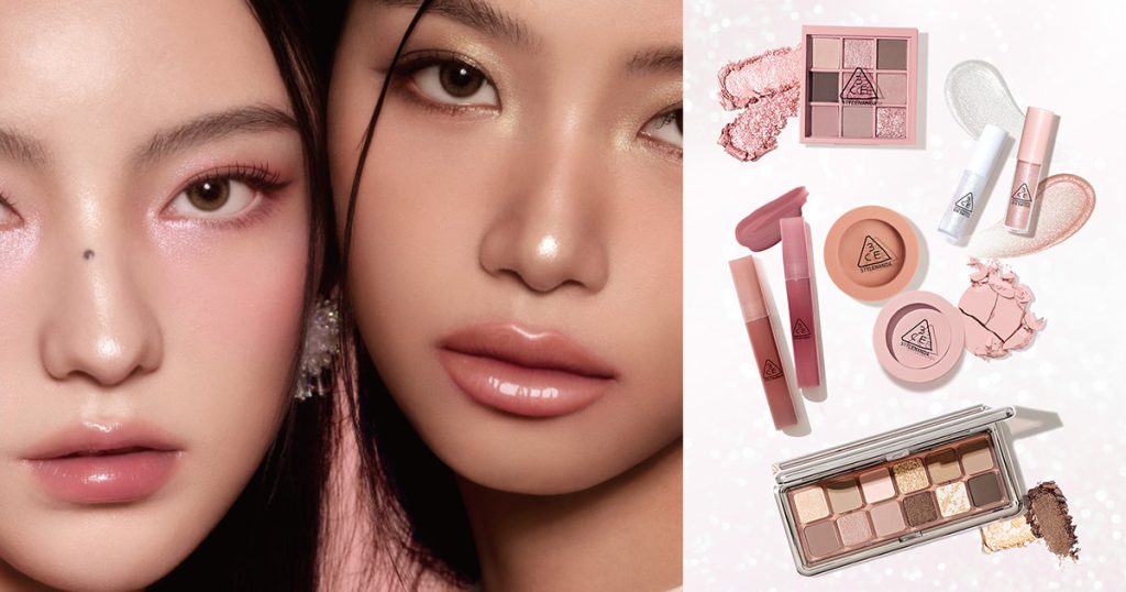 【2025年春コスメ】韓国コスメ「3CE」から新作コレクション 煌めくピンクメイクを提案 - WWDJAPAN