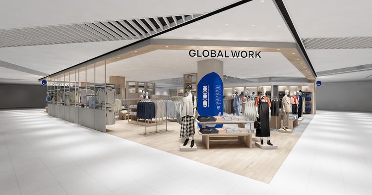アダストリア、「グローバルワーク」で25年春に銀座出店 30年にブランド売り上げ1000億円へ - WWDJAPAN