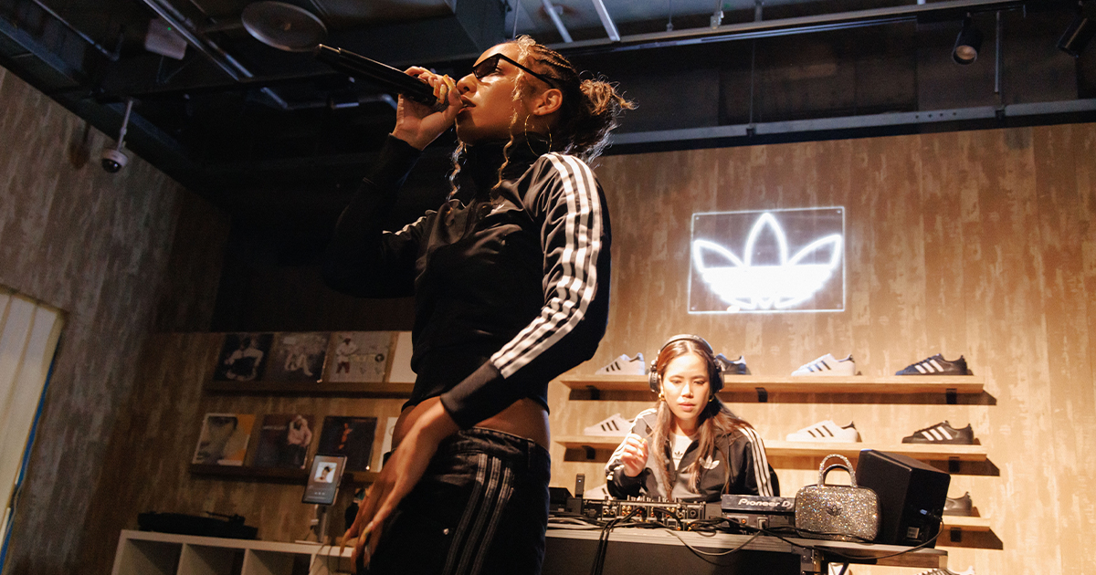 “The Original”の新たな解釈を体現 「アディダス オリジナルス」がラッパーMFSを迎え原宿でイベント開催 (PR) - WWDJAPAN